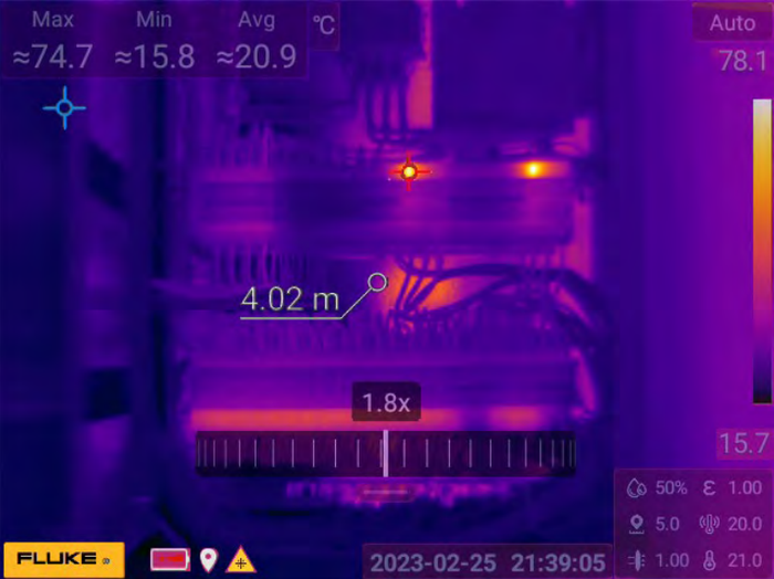 Fluke Ti401U กล้องถ่ายภาพความร้อน | Max 650°C