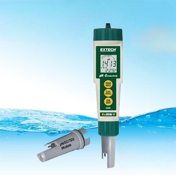 Extech EX-EC500 เครื่องวัดคุณภาพน้ำ 5in1 pH Meter,Conductivity,TDS,ความ ...